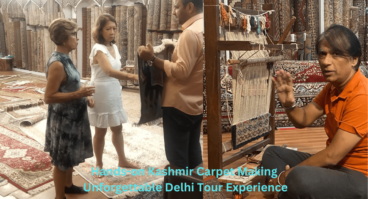 Art of Kashmir Carpet Making in Delhi Tour